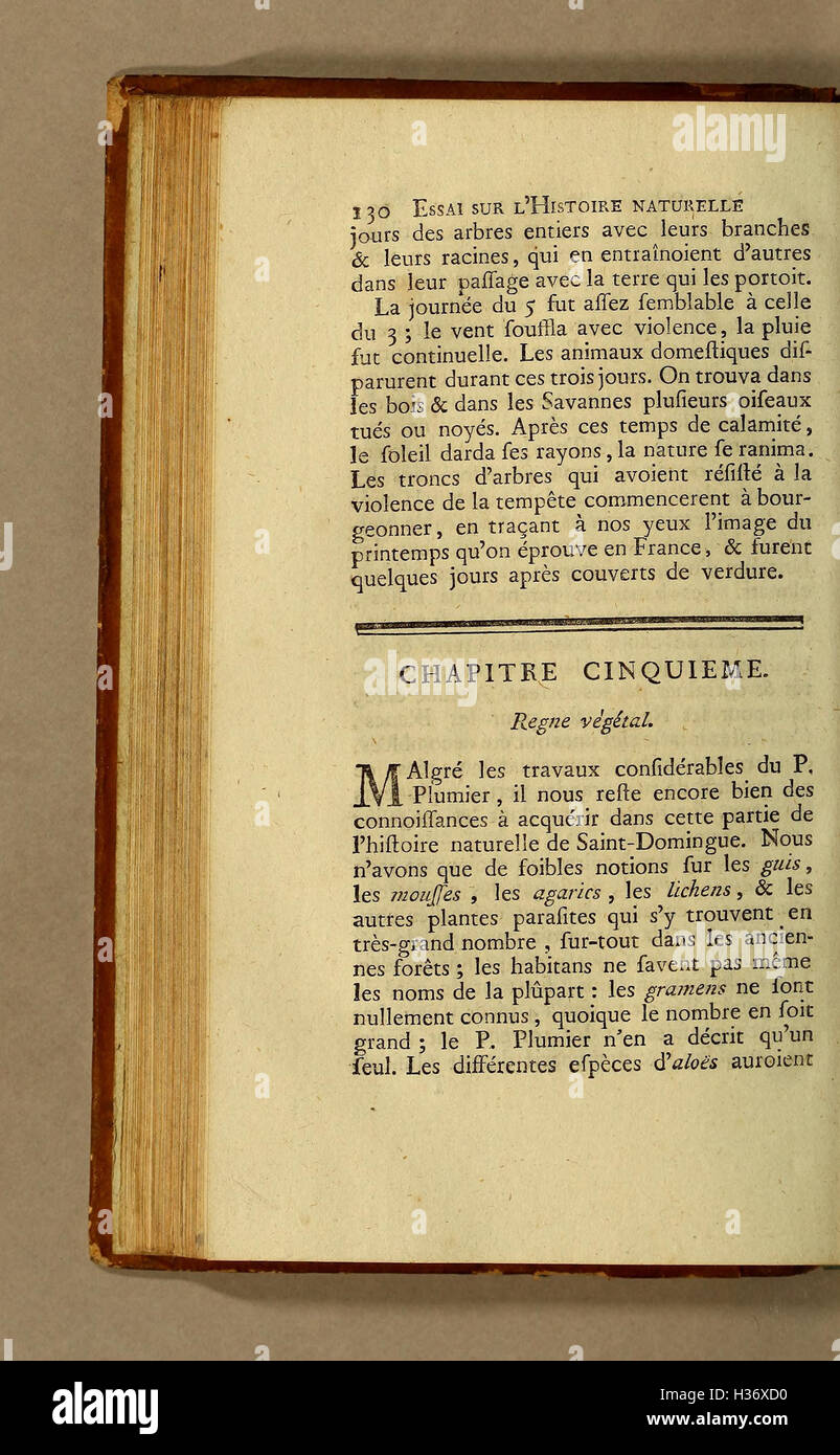 This French text explores the natural history of the island of Saint ...