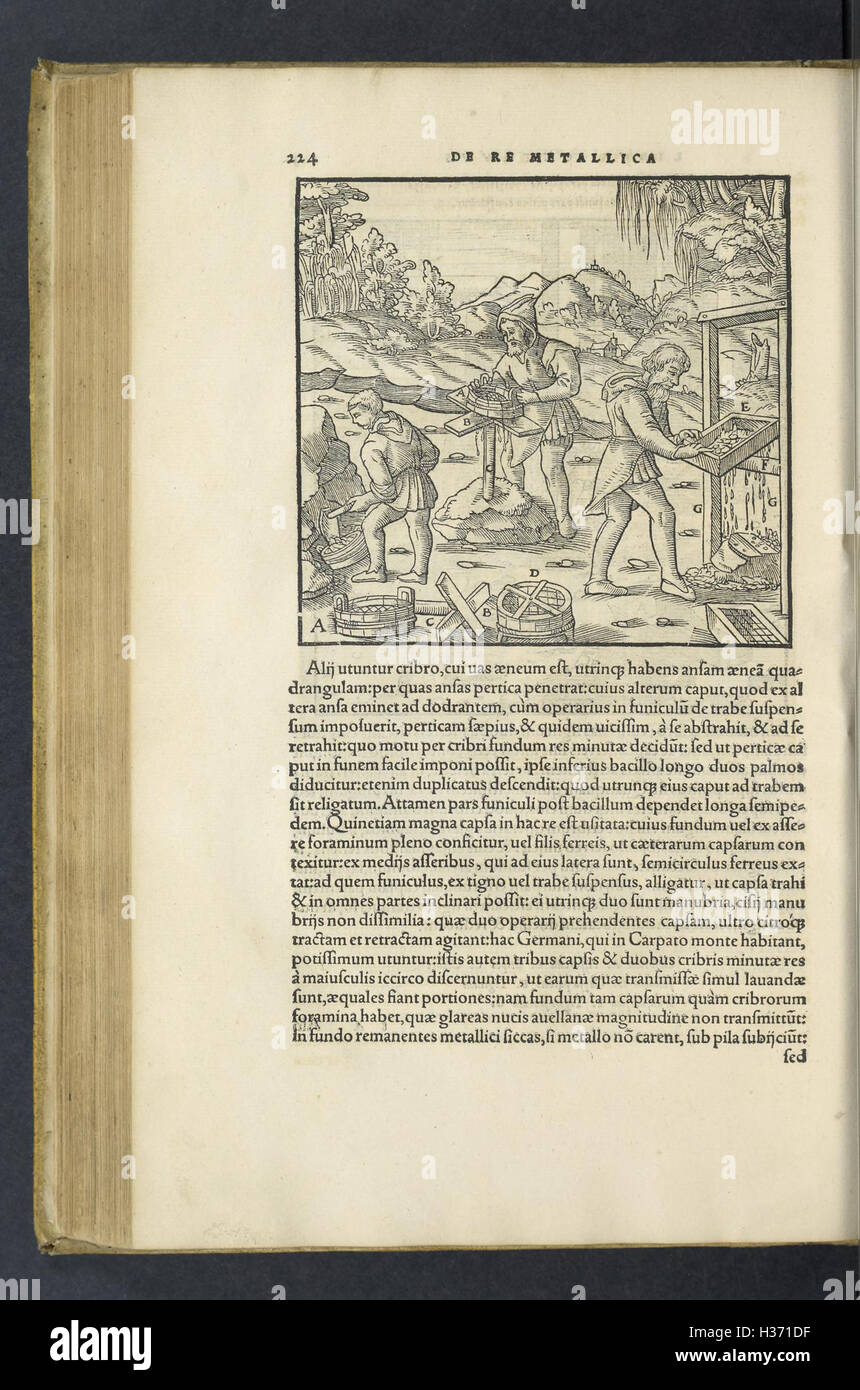 Georgius Agricola's *De re metallica* is a seminal work on mining ...