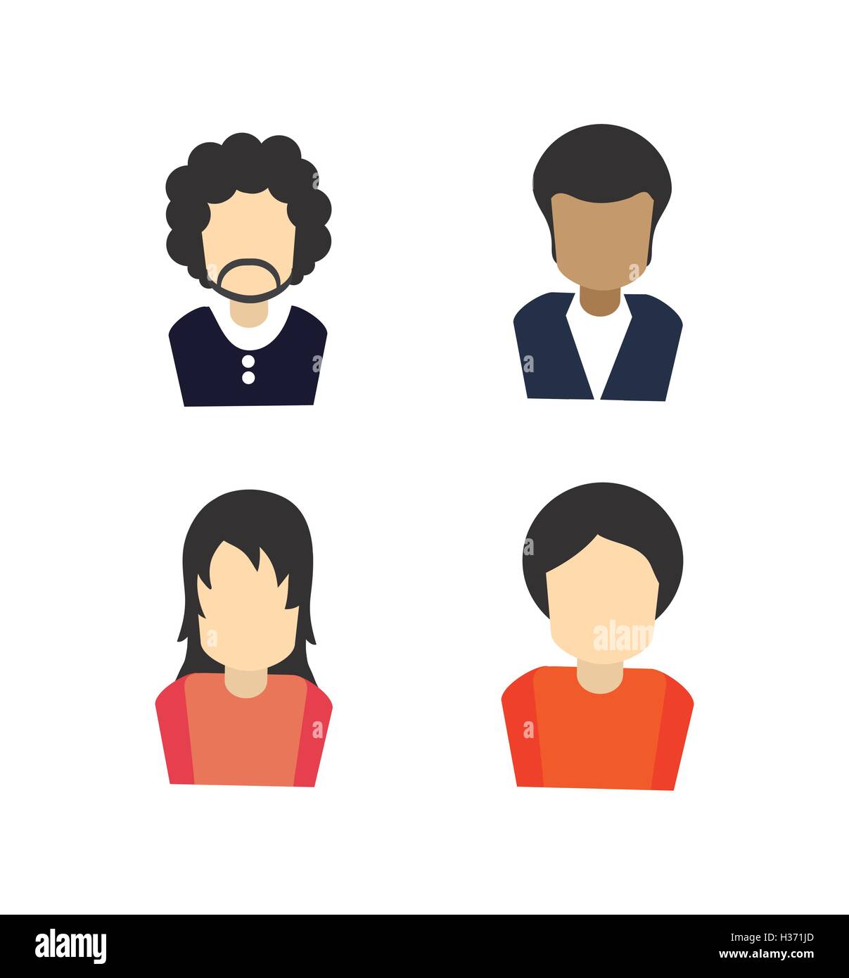 assorted people icons image Stock Vector Image & Art - Alamy