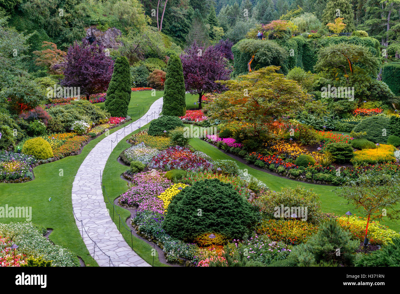 Butchart Gardens, Brentwood Bay, Greater Victoria, British Columbia ...