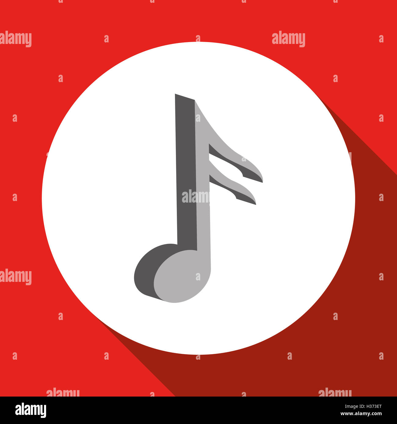 music note design , vector illustration Stock Photo - Alamy