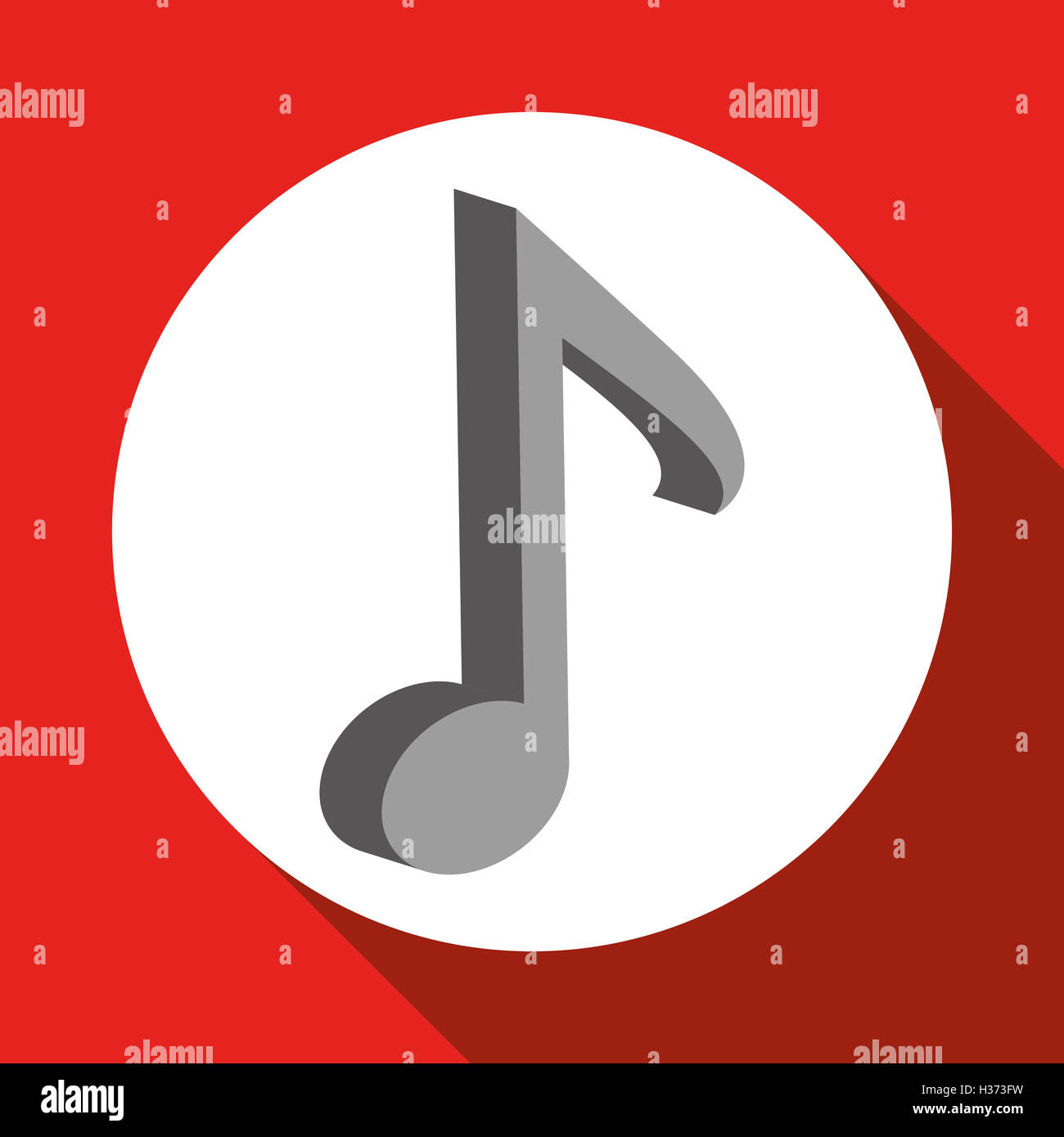 music note design , vector illustration Stock Photo - Alamy