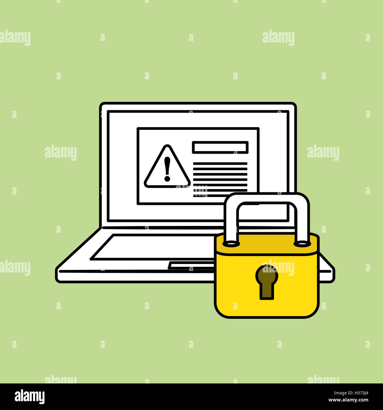 security system design , vector illustration Stock Photo - Alamy