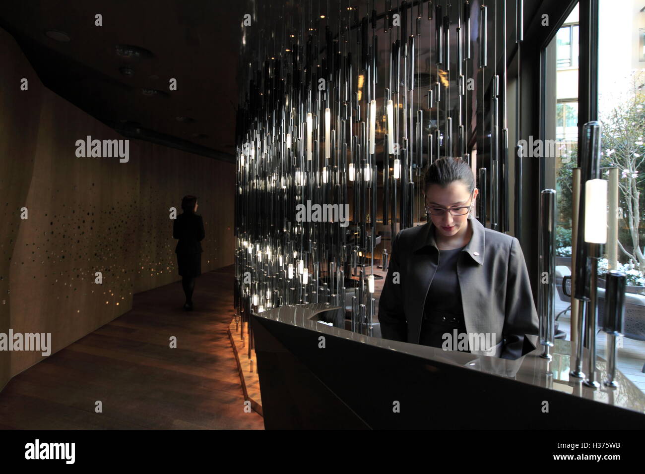 The Bar 8 of Mandarin Oriental Hotel Paris. Paris.France Stock Photo ...