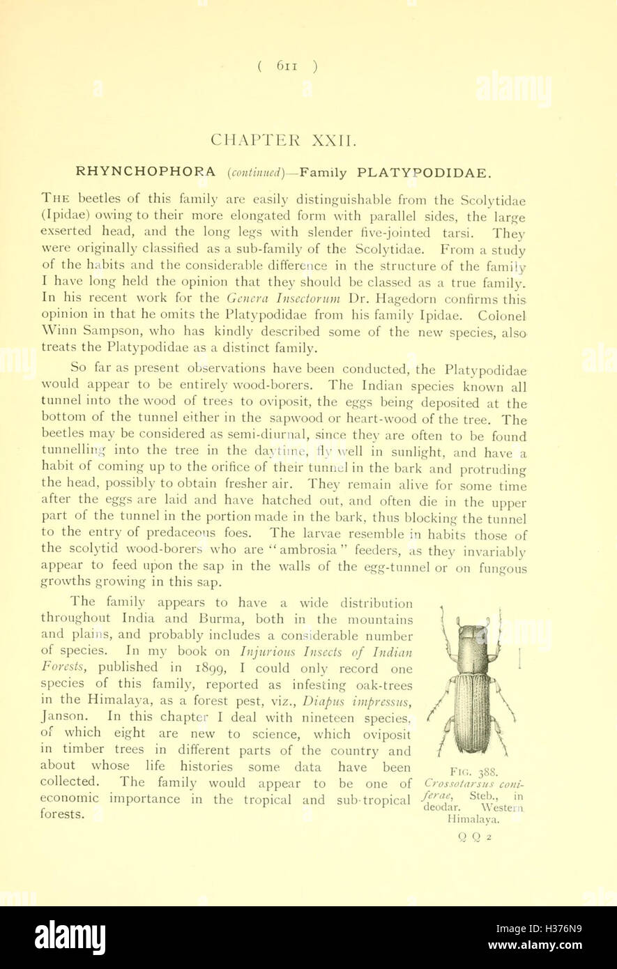 This text discusses the identification and impact of various forest ...