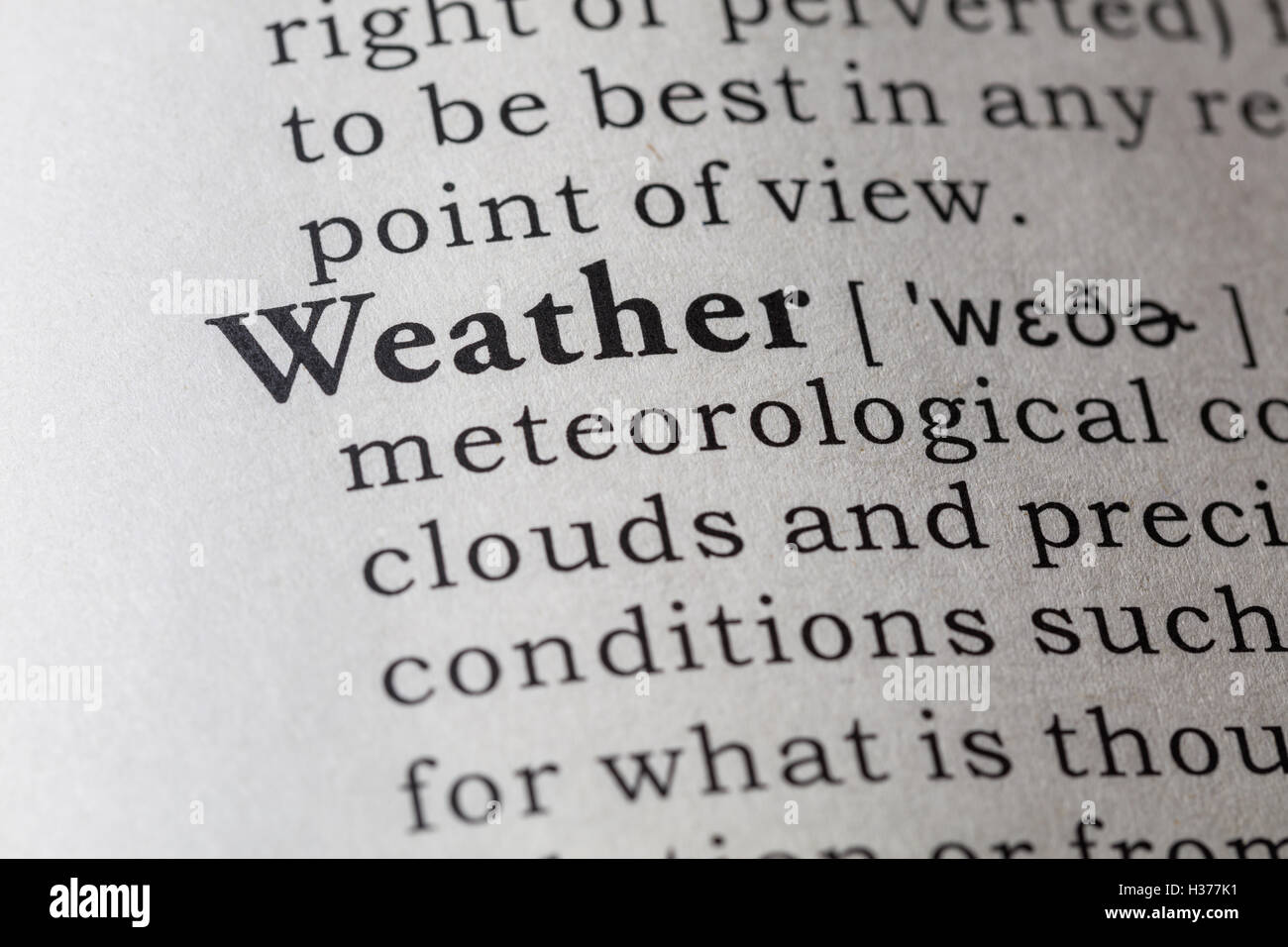 Weather page hi-res stock photography and images - Alamy