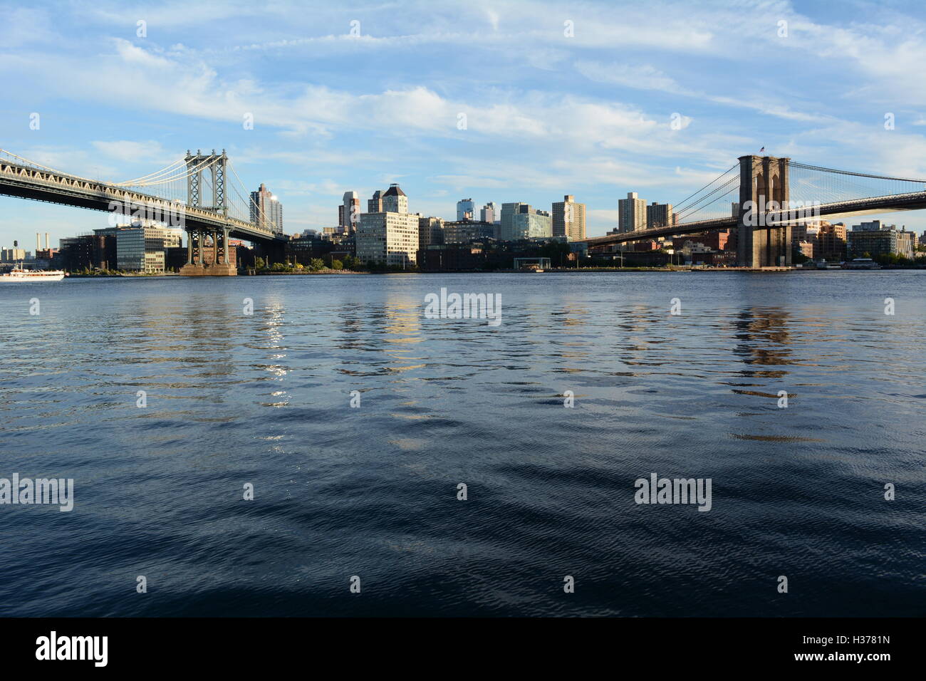 DUMBO Brooklyn Waterfront from Manhattan Stock Photo - Alamy