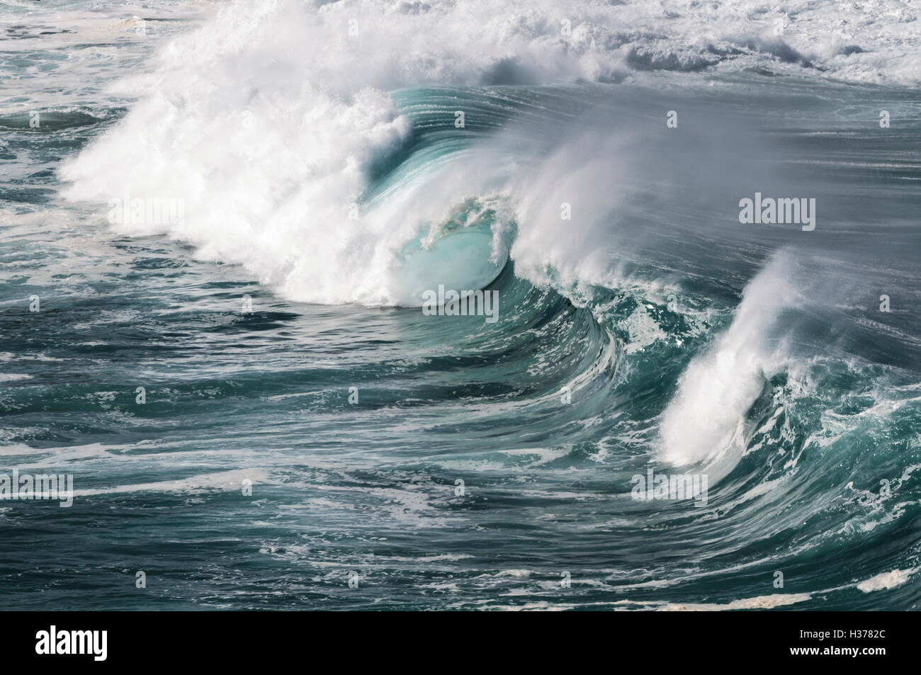 Waimea Bay Big OceanWave Stock Photo - Alamy