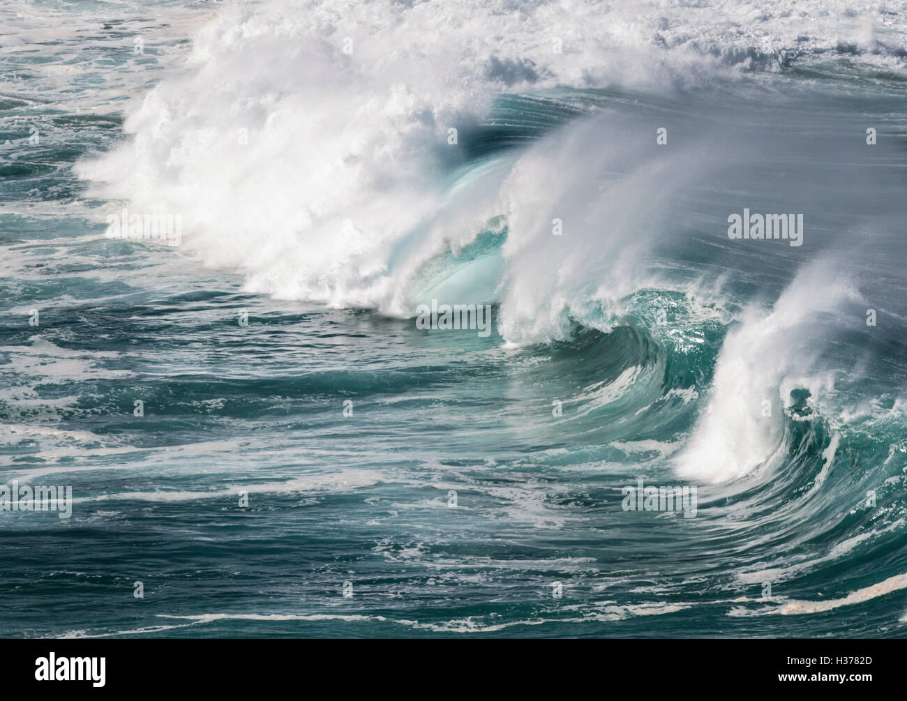 Waimea Bay Big OceanWave Stock Photo - Alamy
