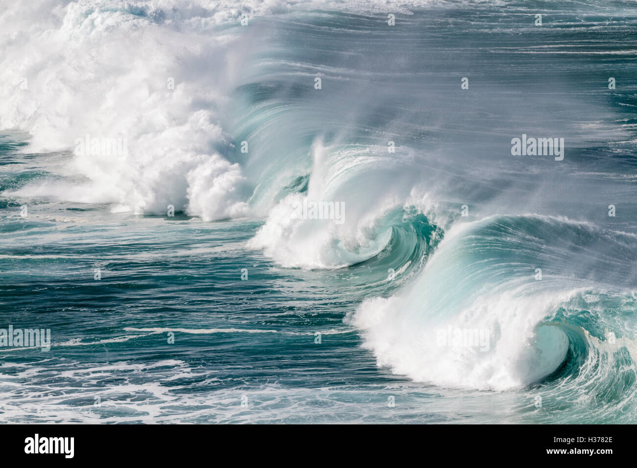 Waimea Bay Big OceanWave Stock Photo - Alamy