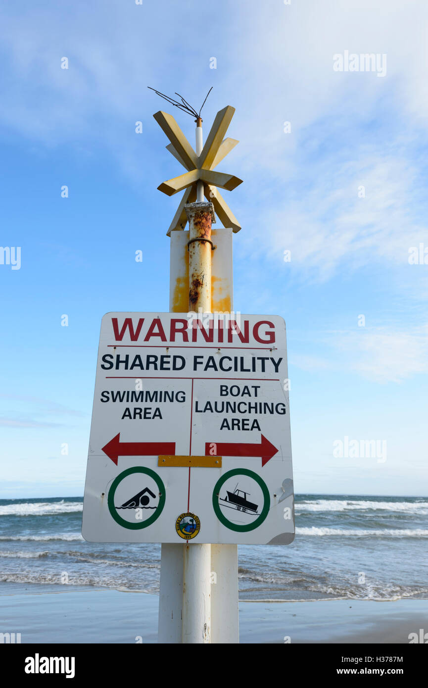 Australian beach warning sign hi-res stock photography and images - Alamy