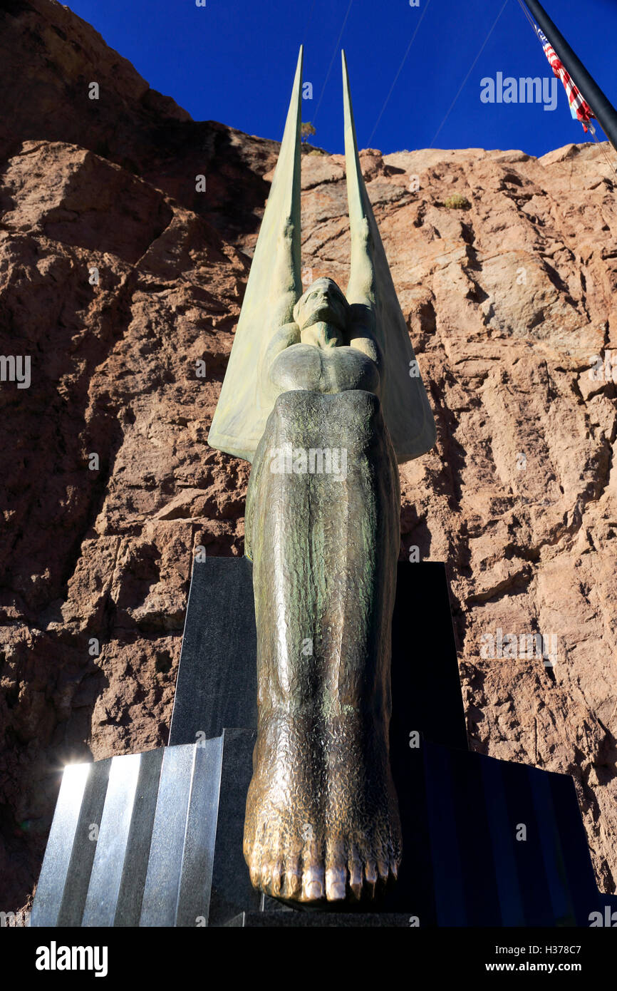 Bronze statue of "Winged Figures of the Republic" by sculptor Oskar ...