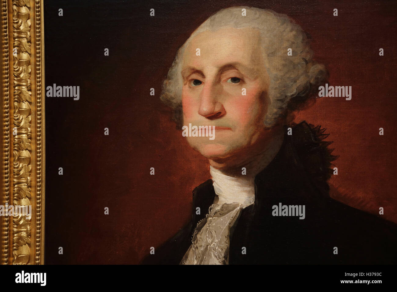 Portrait of George Washington 1797 by Gilbert Stuart.The Huntington ...
