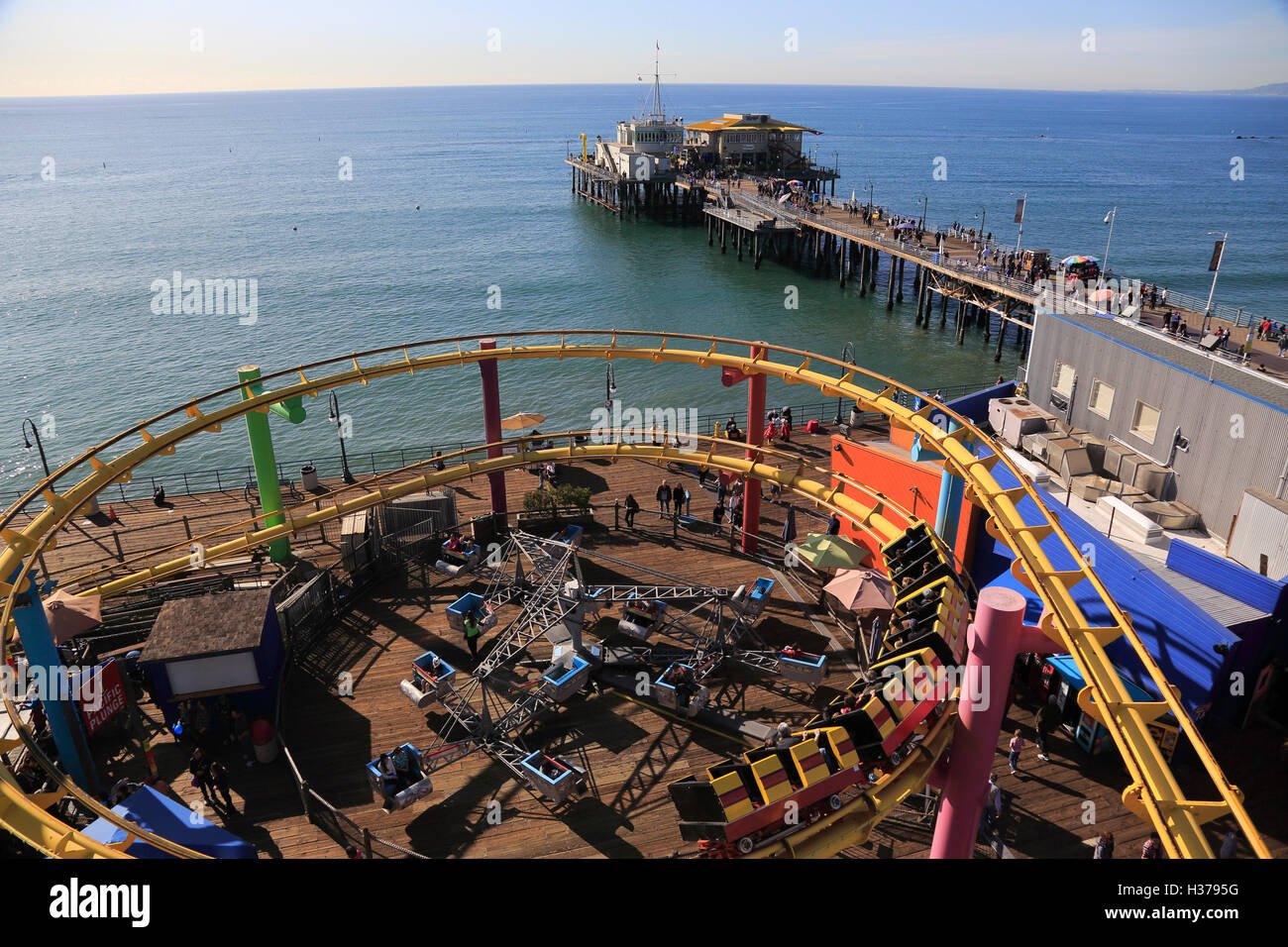 Pacific Park in the ocean front of Santa Monica Pier.Santa Monica ...