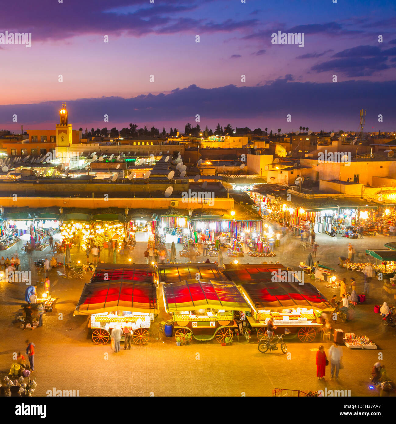 Jamaa el Fna, Marrakesh, Morocco Stock Photo - Alamy