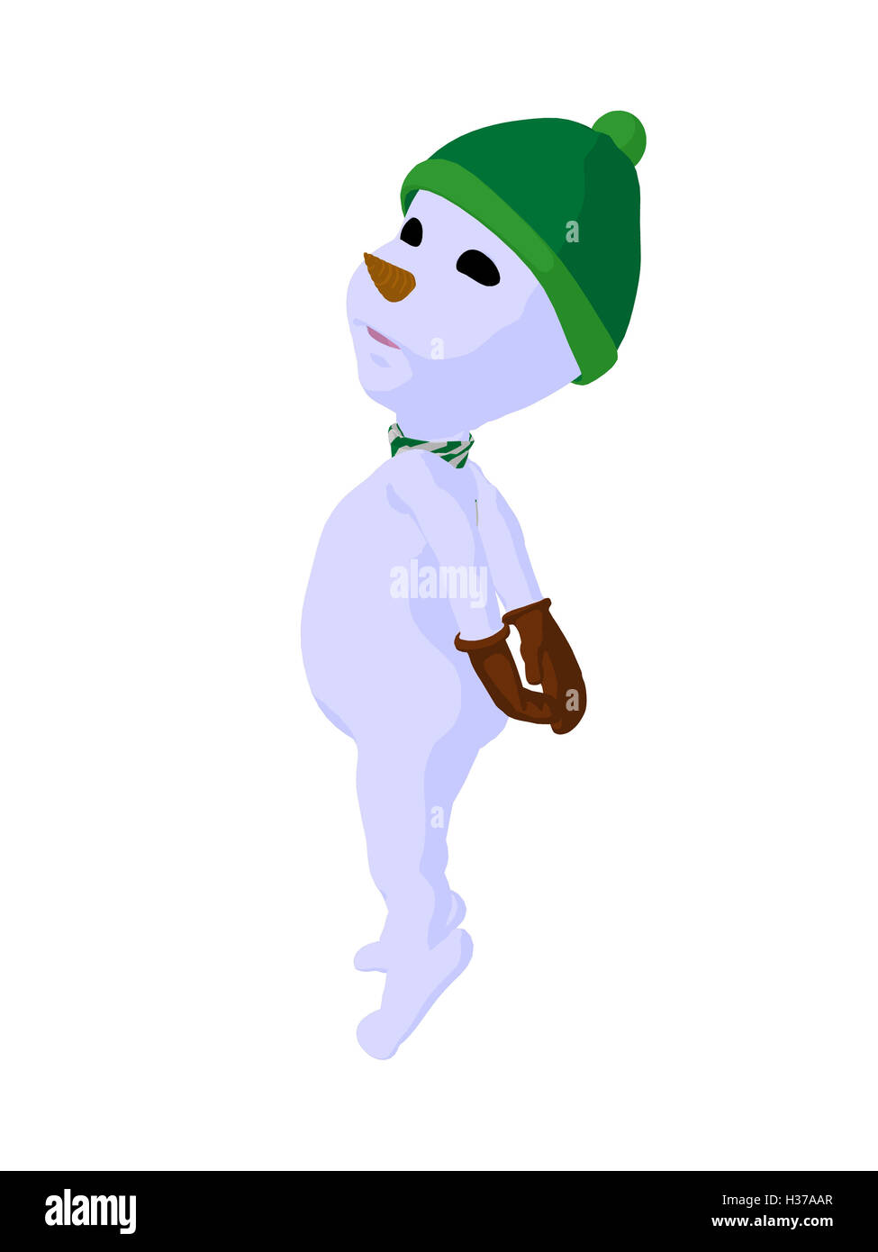 Snowboy Art Illustration Silhouette Stock Photo - Alamy