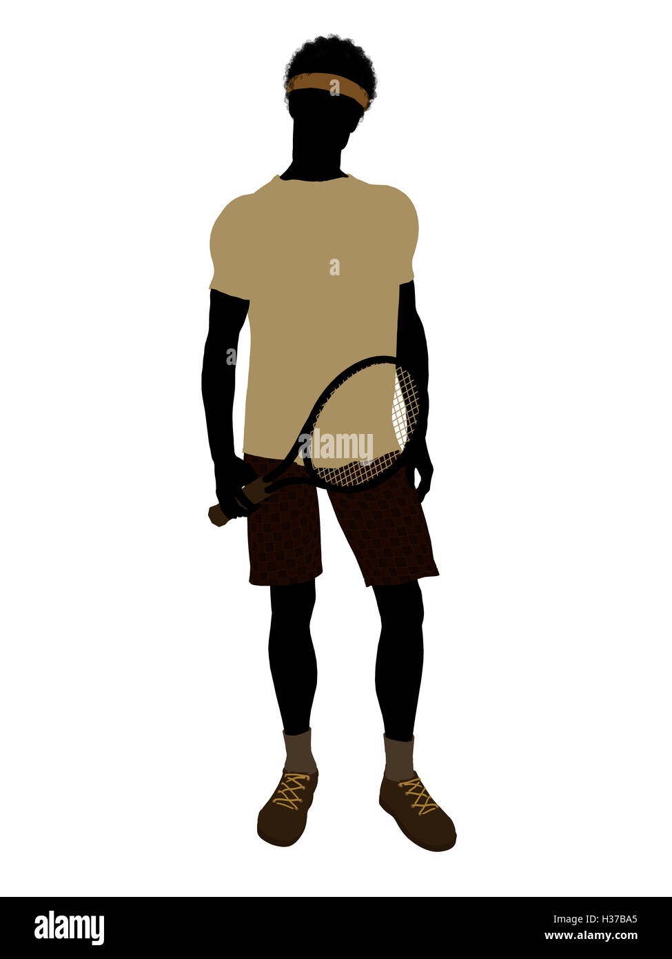 African american tennis player Cut Out Stock Images & Pictures - Alamy