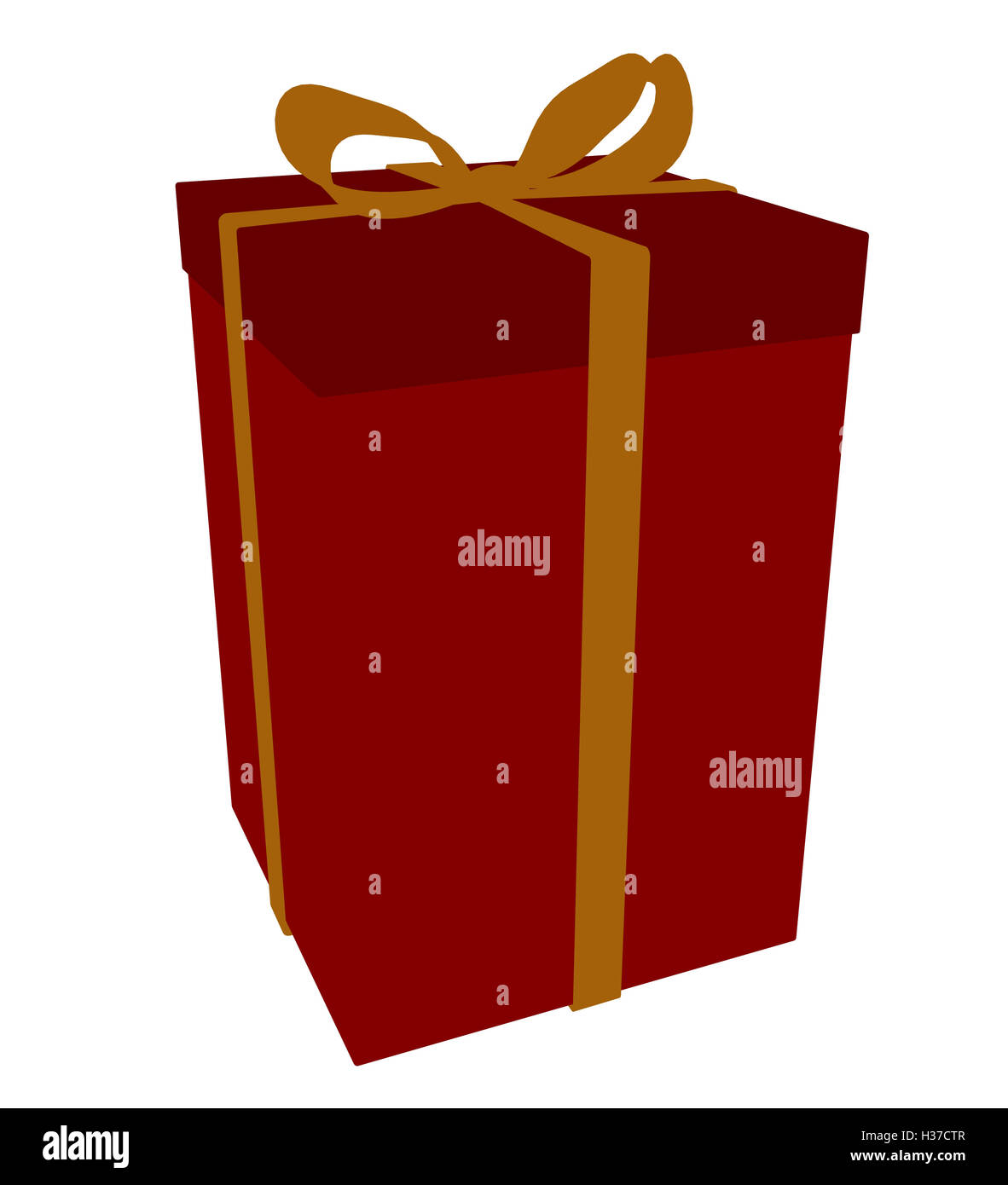 Gift Box Art Illustration Stock Photo - Alamy
