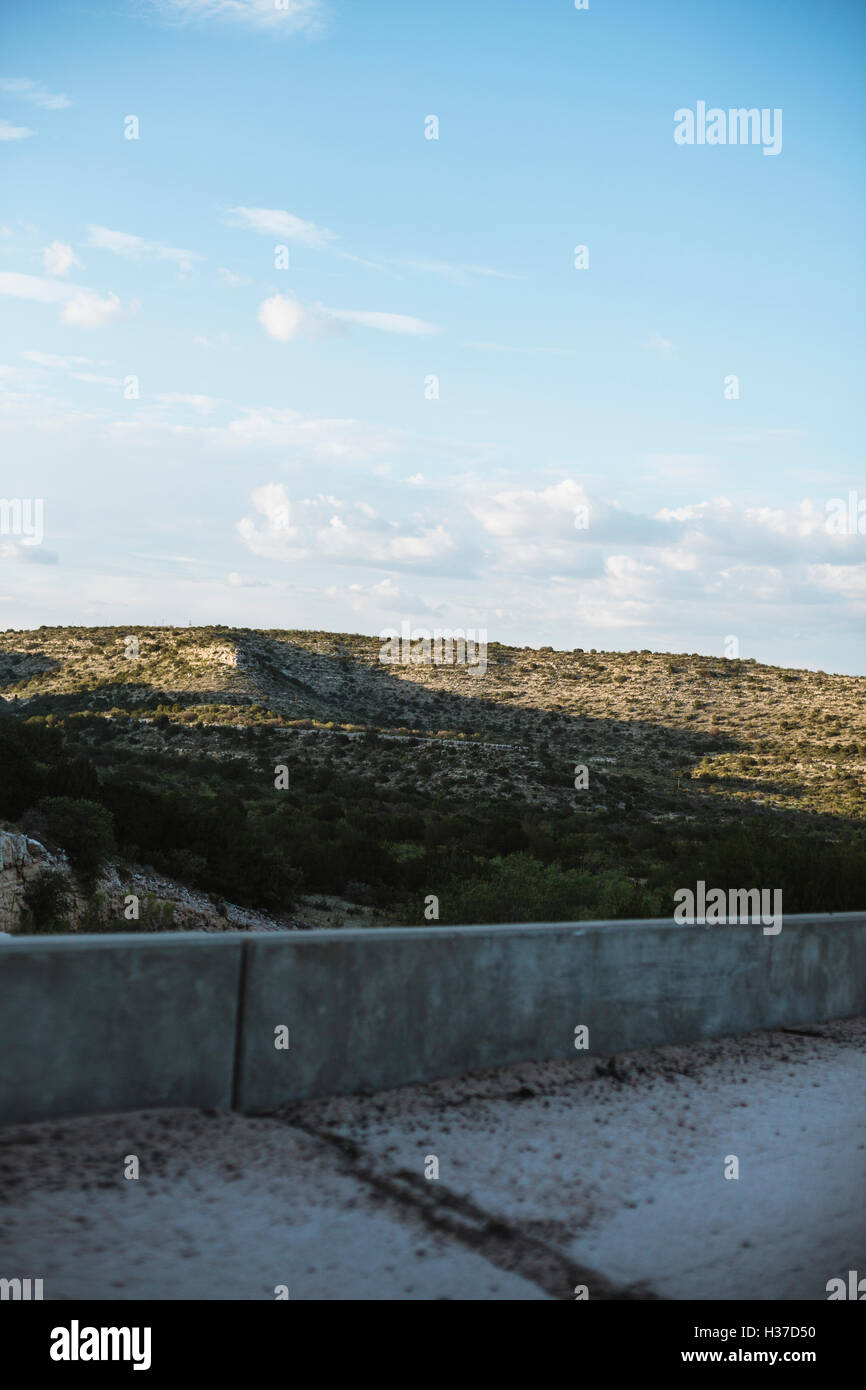 lush Texas countryside landscape from the road Stock Photo - Alamy