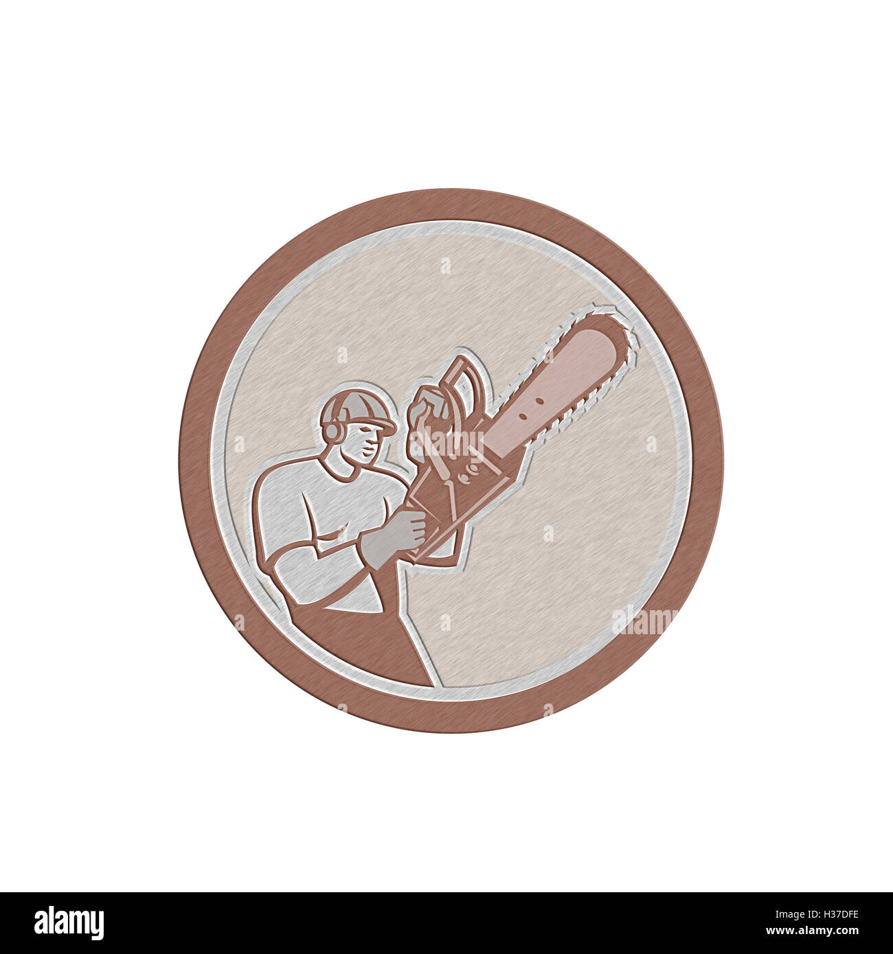 Metallic American Bald Eagle Head Flag Shield Retro Stock Photo - Alamy