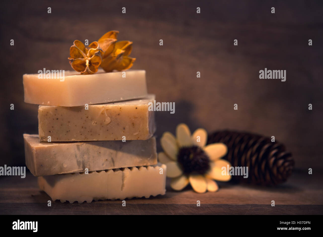 Hand made vegan soap Stock Photo - Alamy