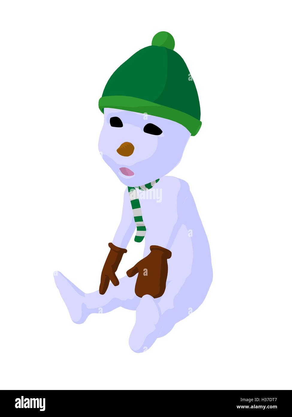 Snowboy Art Illustration Silhouette Stock Photo - Alamy