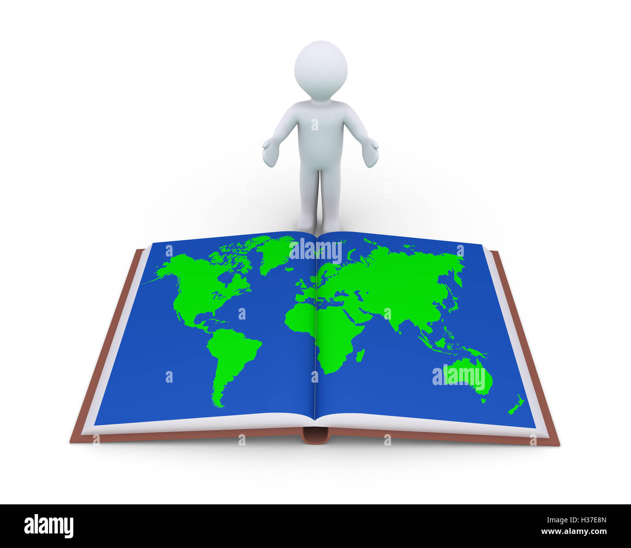 Travel illustration showing geography Cut Out Stock Images & Pictures ...