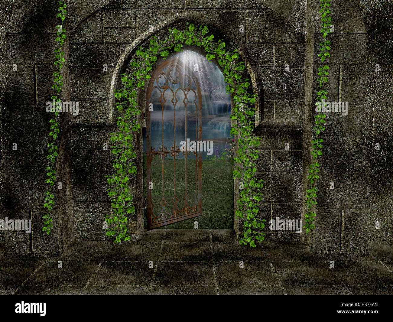 Inside Sanctuary Background Stock Photo - Alamy