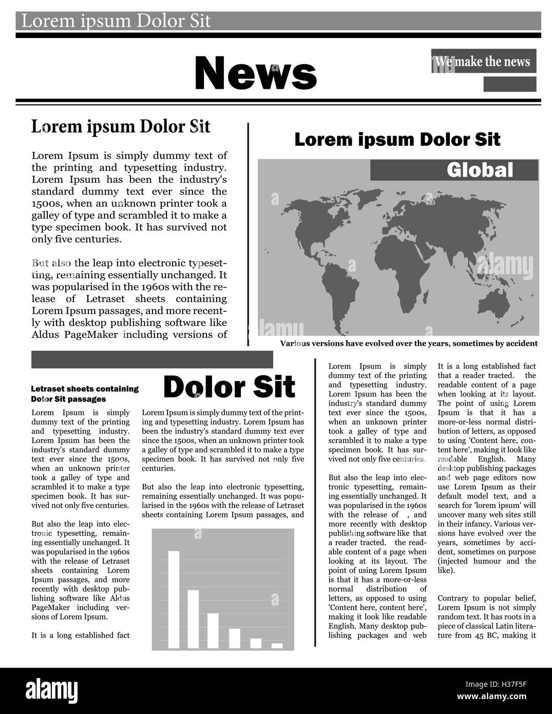 Newspaper news flat image Stock Vector Image & Art - Alamy