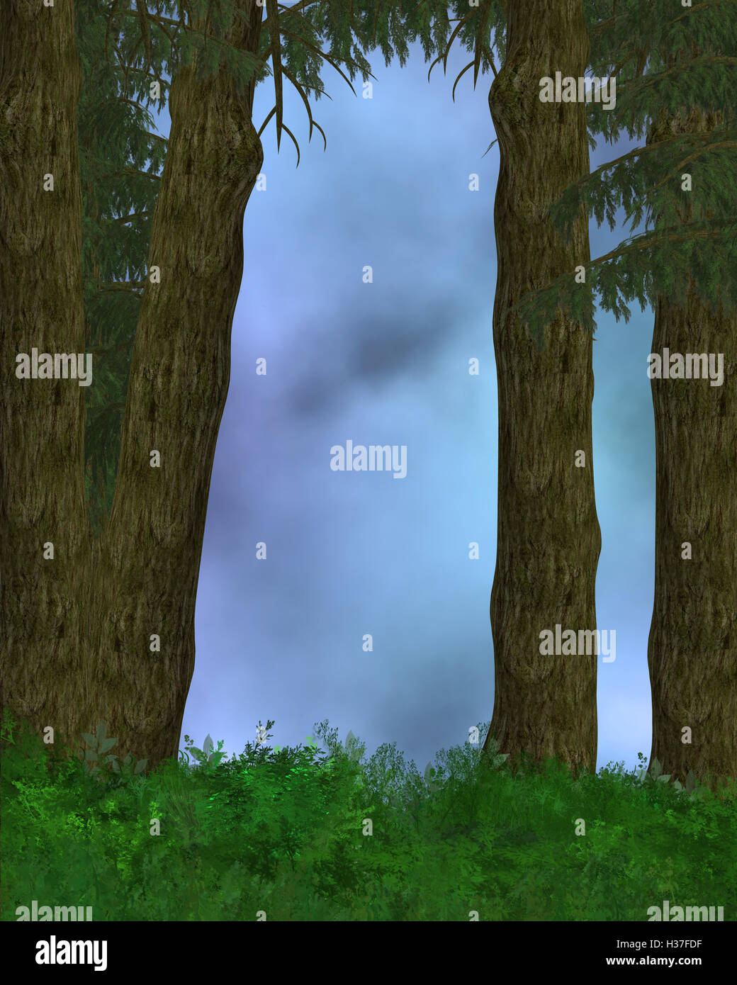 Outdoor Forest Background Stock Photo - Alamy