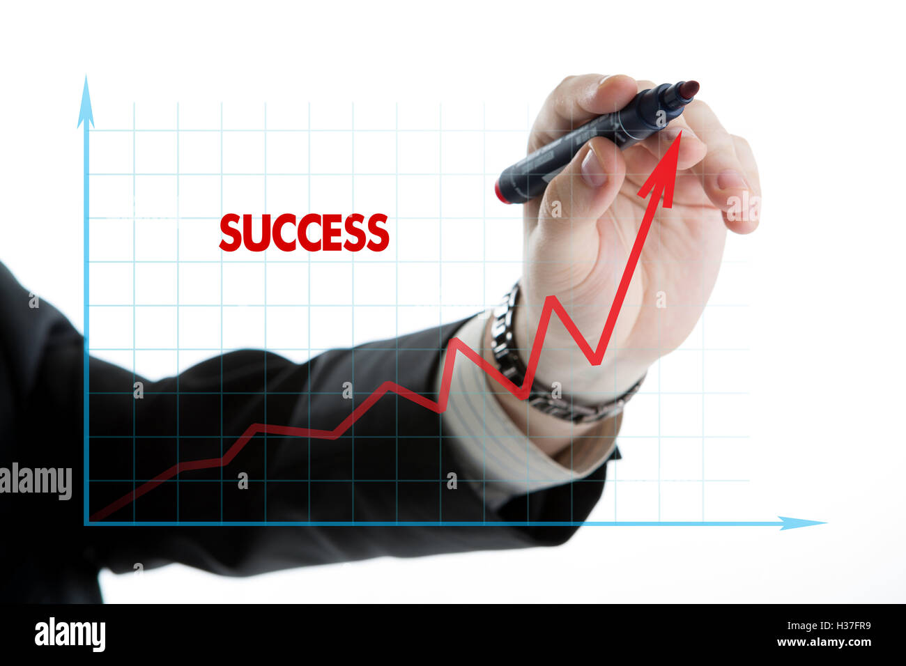 diagram with the word success Stock Photo - Alamy