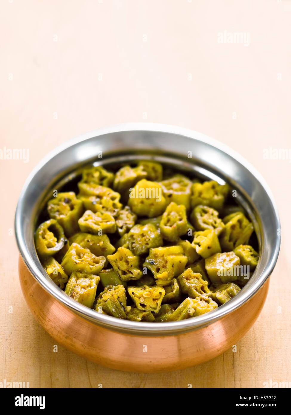 indian bhindhi masala Stock Photo - Alamy