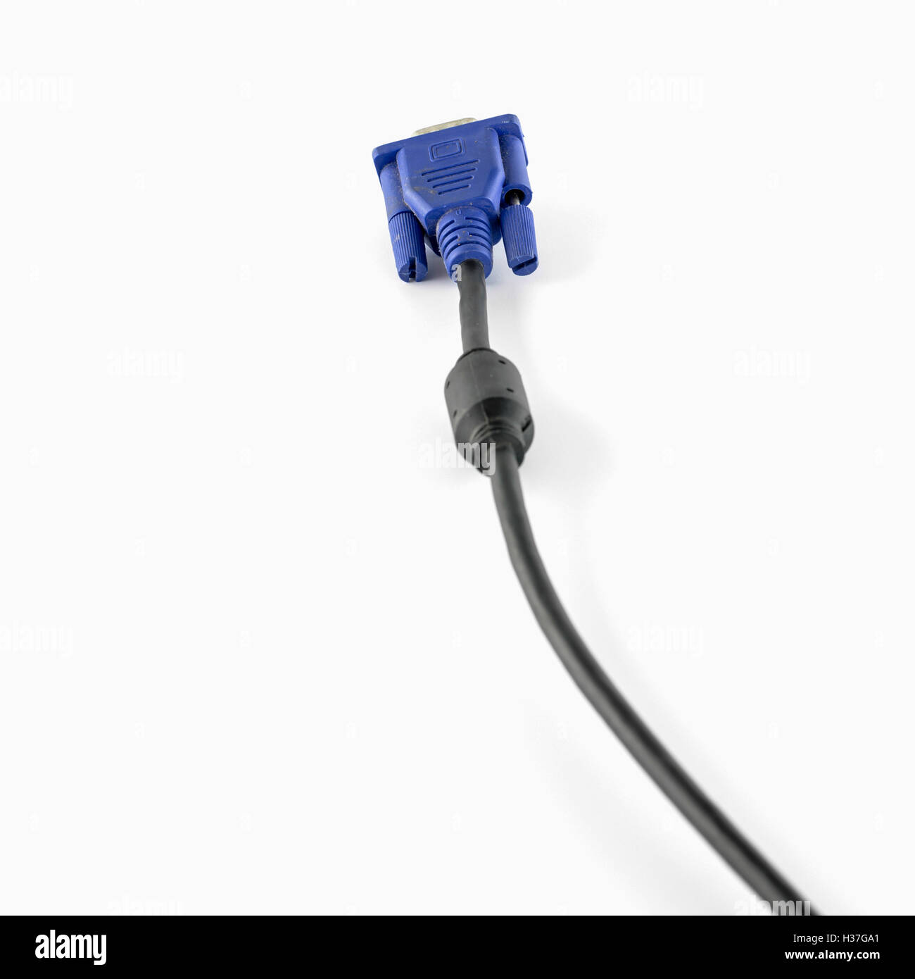 Blue vga cable hi-res stock photography and images - Alamy