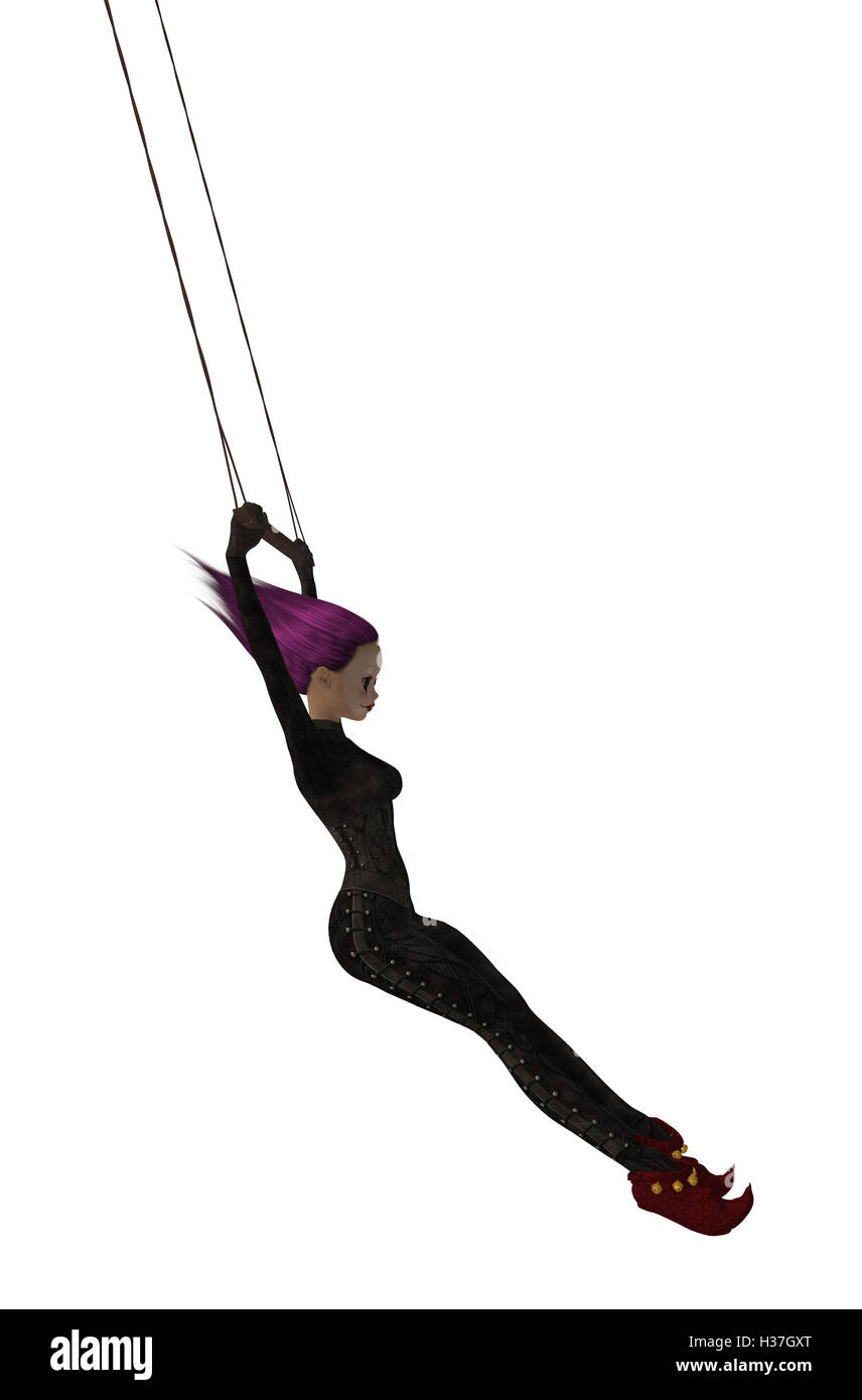 Trapeze Artist Not Photo Cut Out Stock Images & Pictures - Alamy