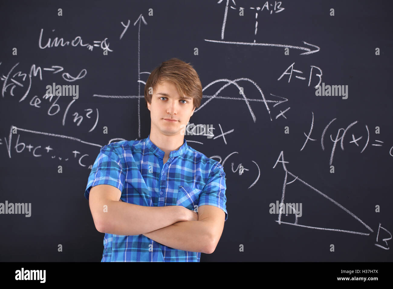 Young handsome student Stock Photo - Alamy