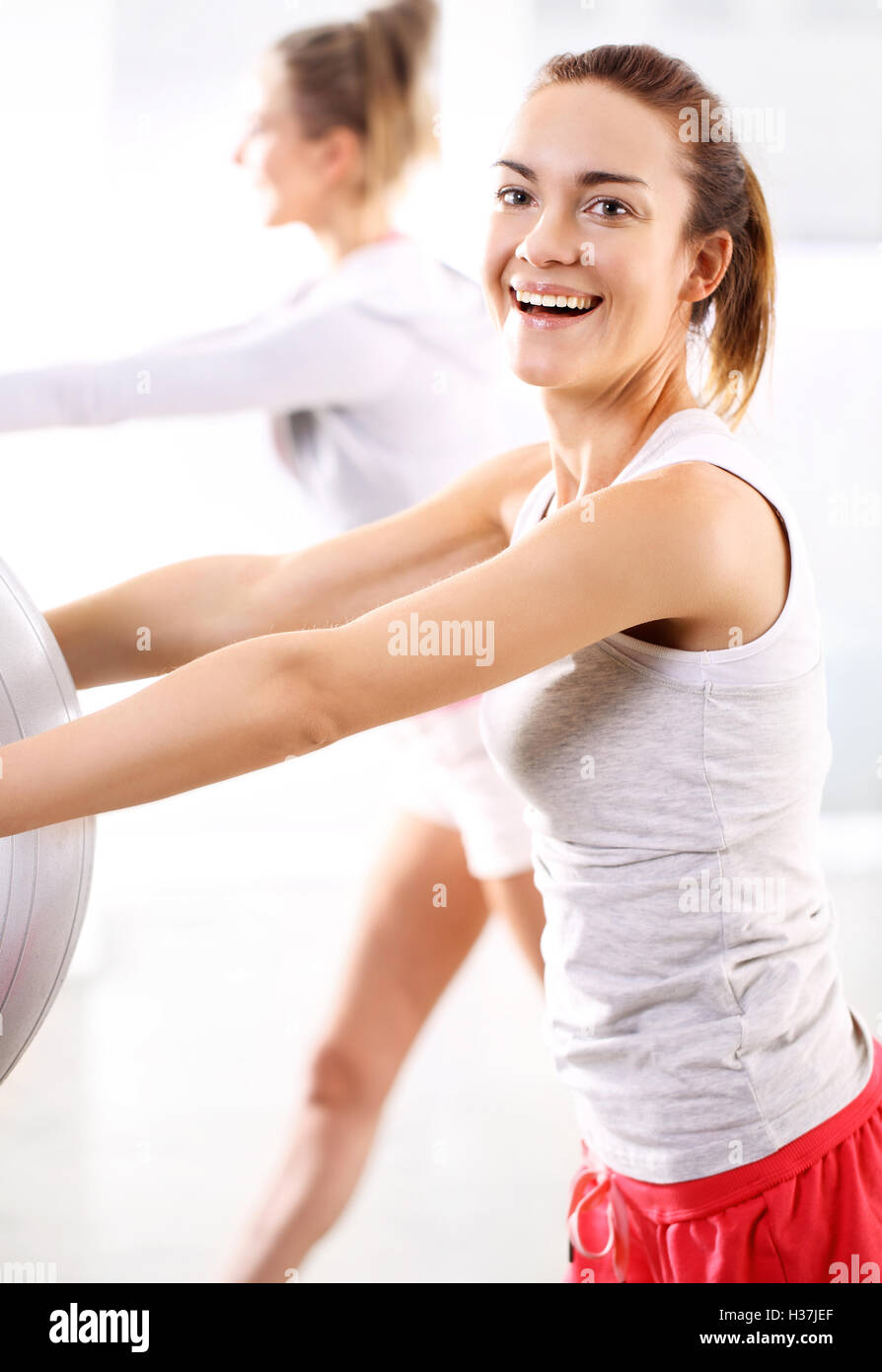 Women at the gym Stock Photo - Alamy