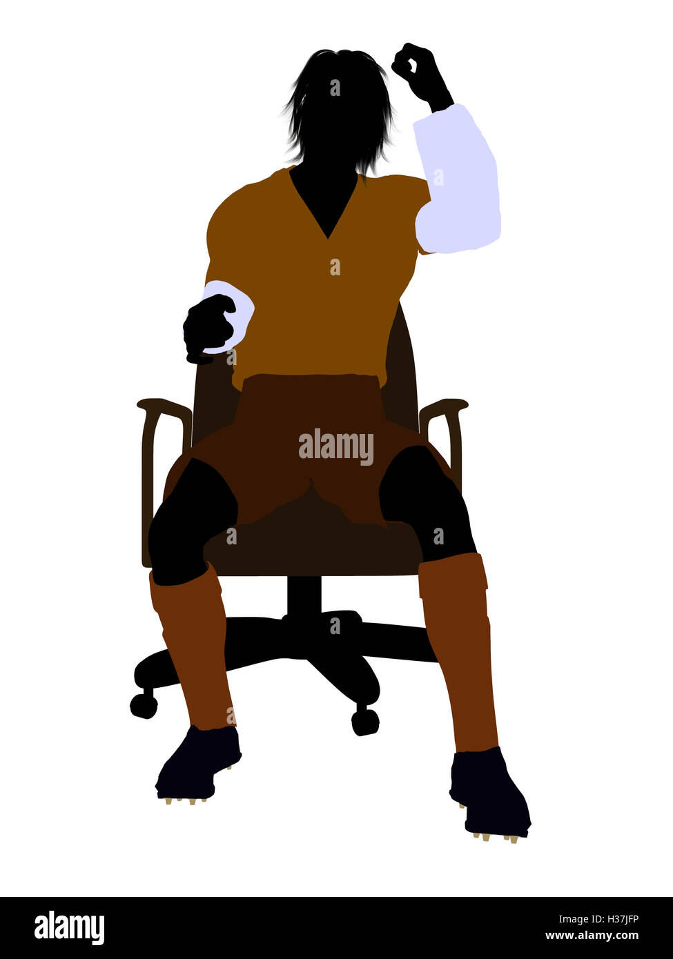 Boy football player sitting in hi-res stock photography and images - Alamy