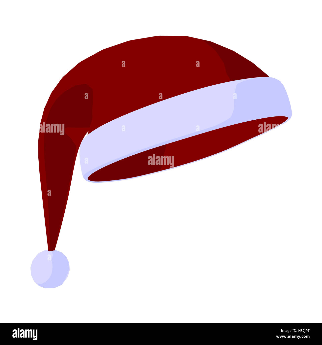 Santa Hat Illustration Stock Photo - Alamy