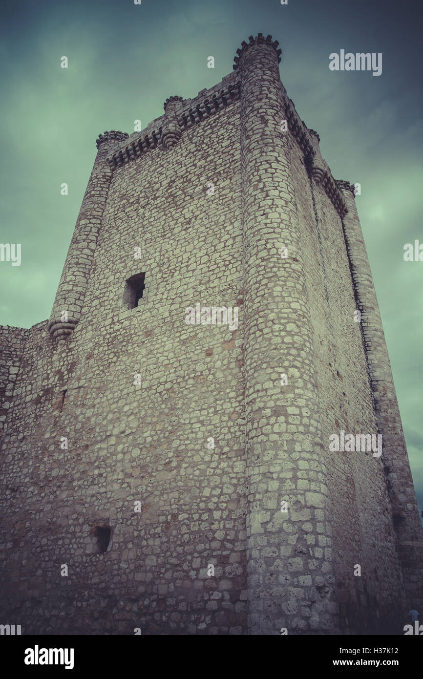 Medieval castle, spain architecture Stock Photo - Alamy