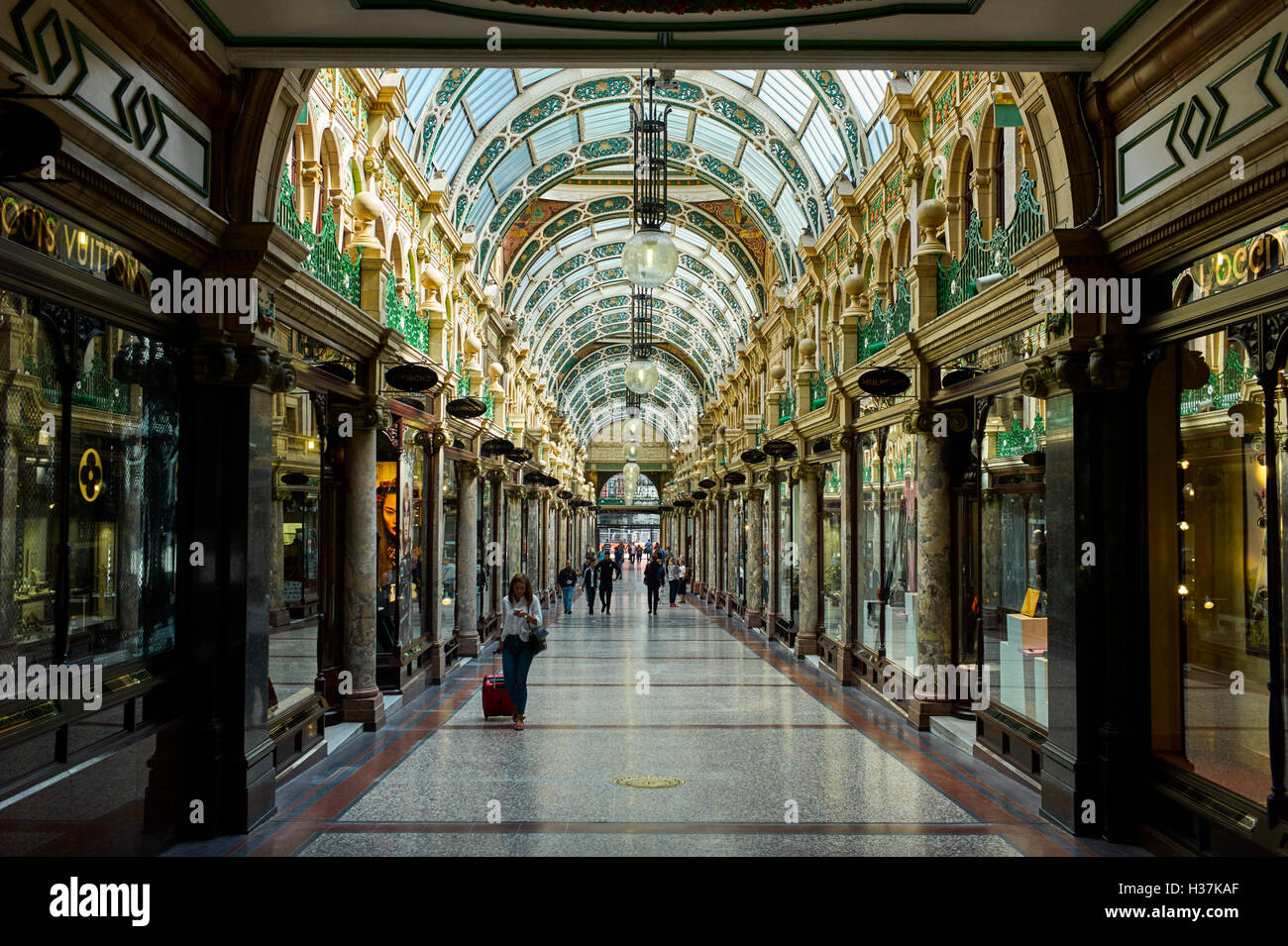 Victoria arcade in Leeds Stock Photo - Alamy