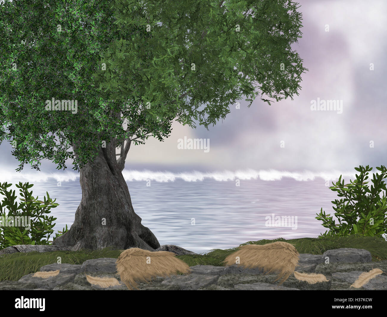 Ocean Rocks Background Stock Photo - Alamy