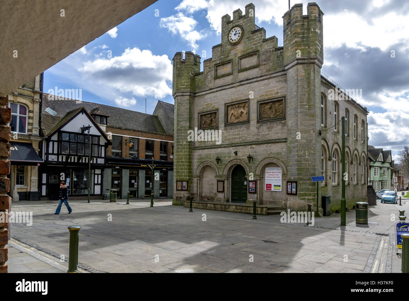 The former town hall in the market town of Horsham Stock Photo - Alamy