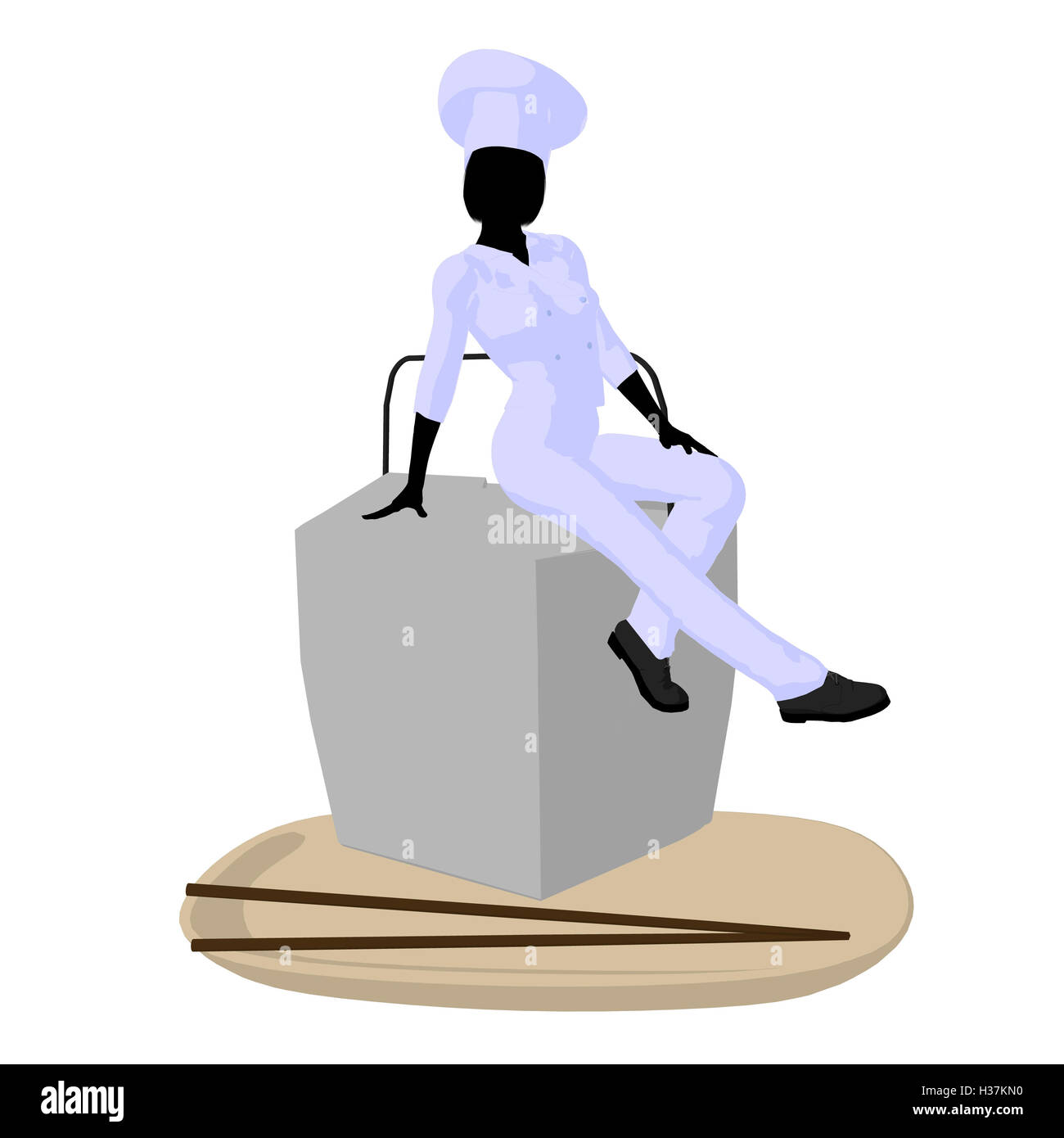 Chinese Female Chef Cut Out Stock Images & Pictures - Alamy