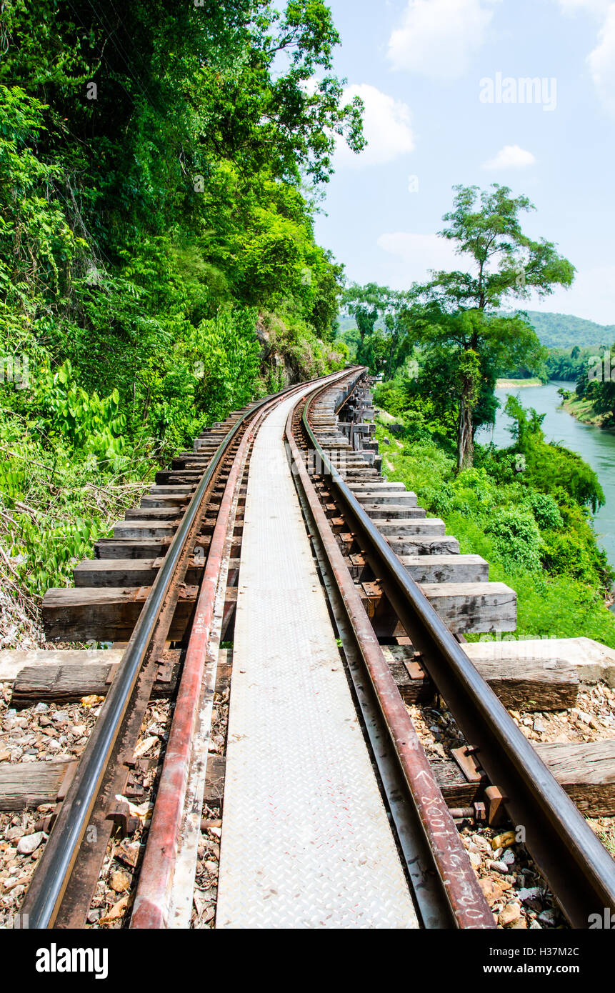 The Death Railway Stock Photo - Alamy