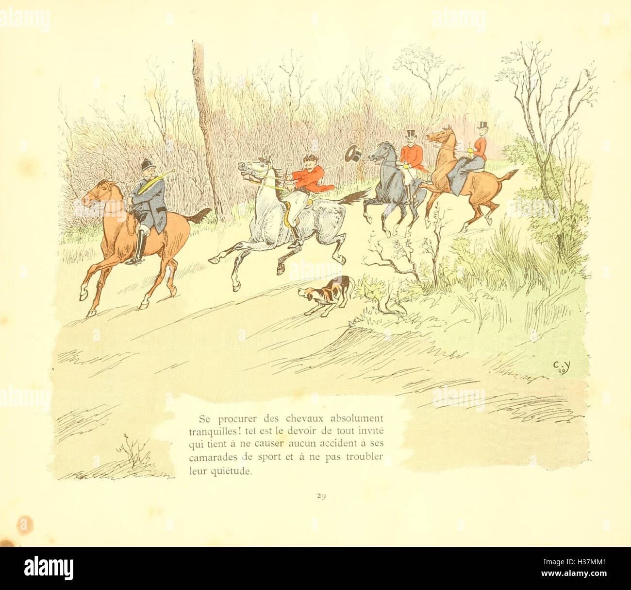 This text covers the practice of chasse à courre, a form of hunting in ...