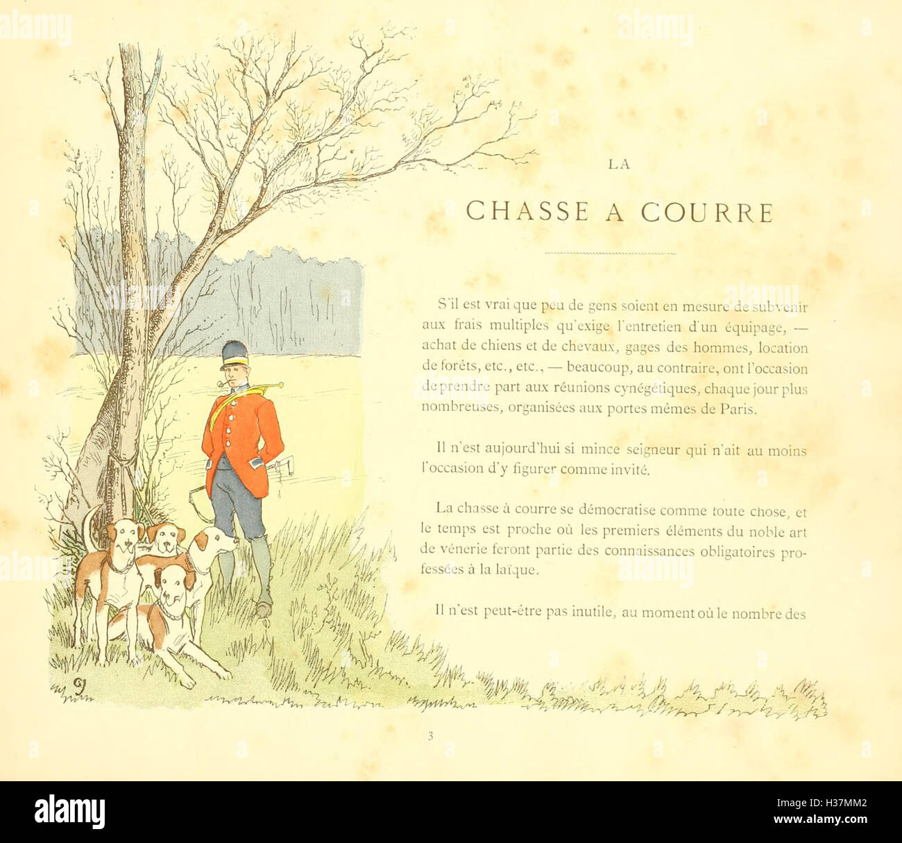 This work examines the practice of 'La chasse à courre,' or traditional ...