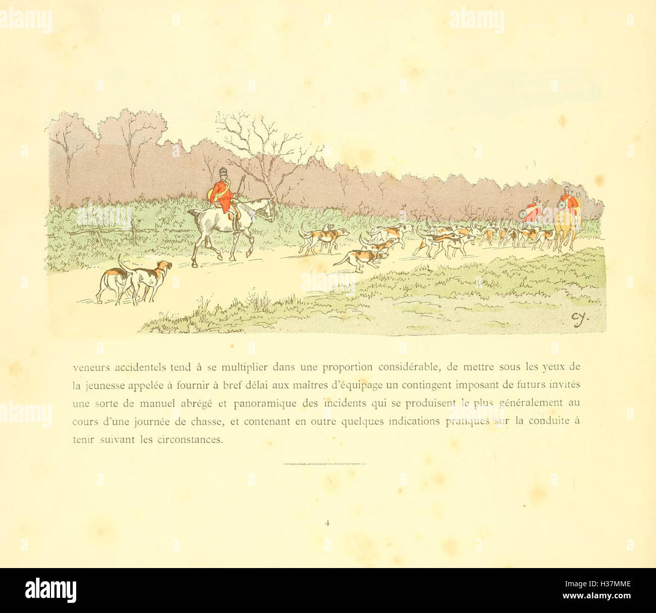 This text covers the traditional French hunting method known as 'La ...