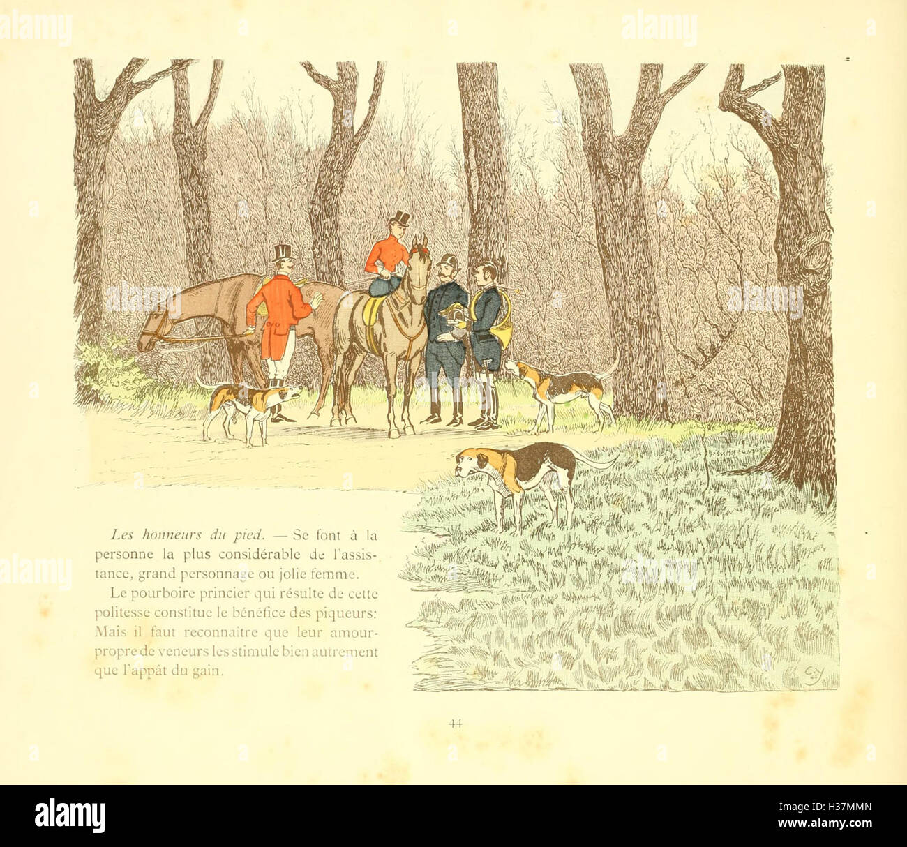 A detailed exploration of the French hunting tradition known as 'chasse ...