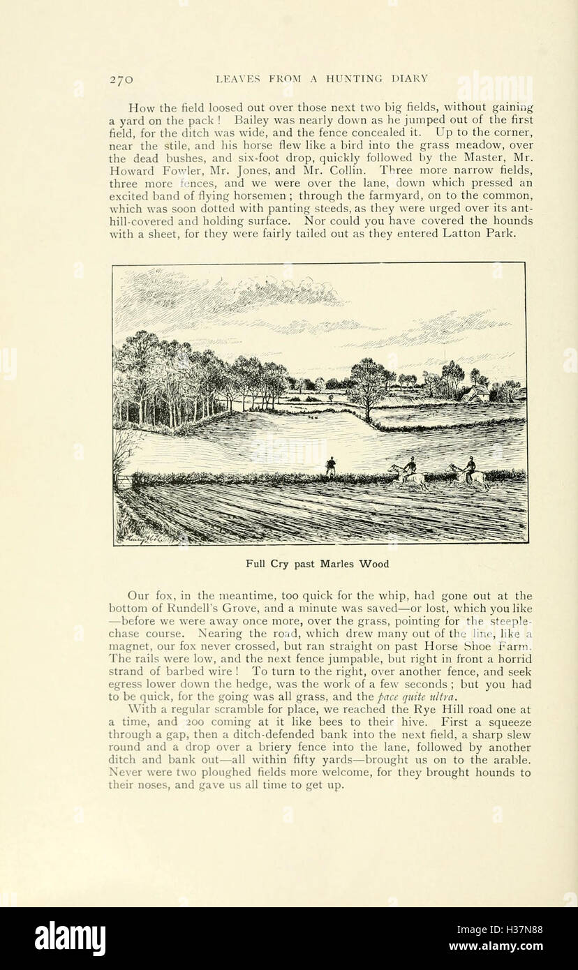 A personal account of hunting activities in Essex, documenting ...