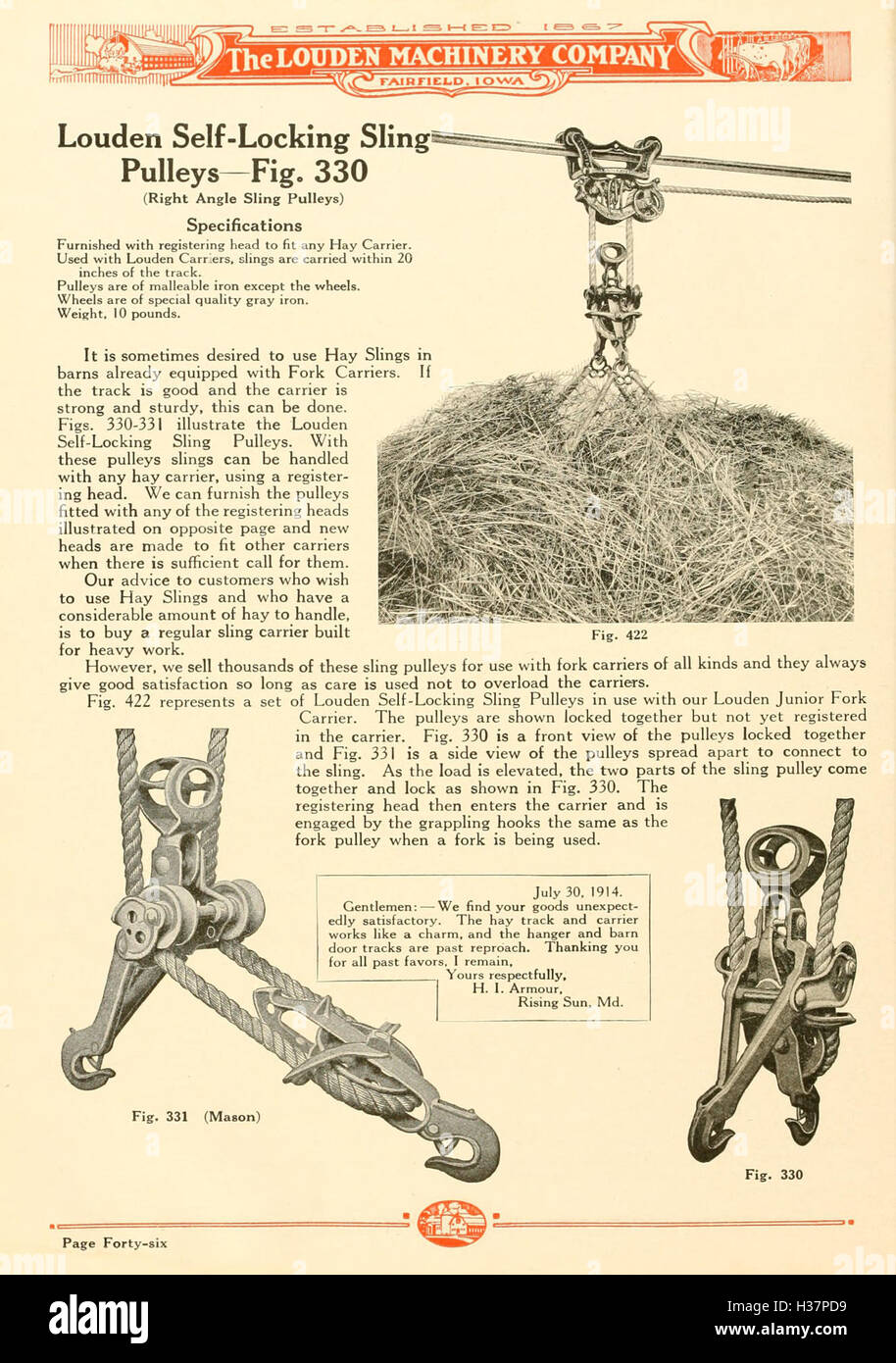 This catalog provides an overview of various agricultural and stable ...